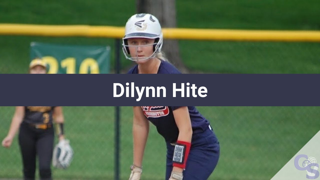 Dilynn Hite Softball Highlights - WA 2023 - C. INF. 1B. OF - YouTube