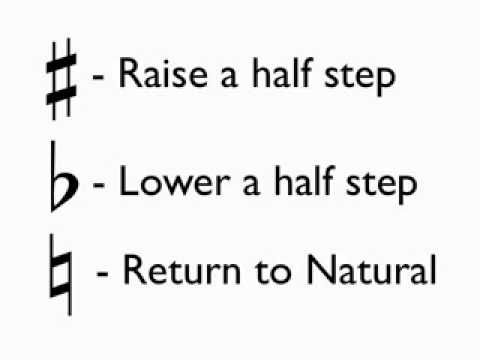How to Read Music - Lesson 6 - Accidentals - YouTube