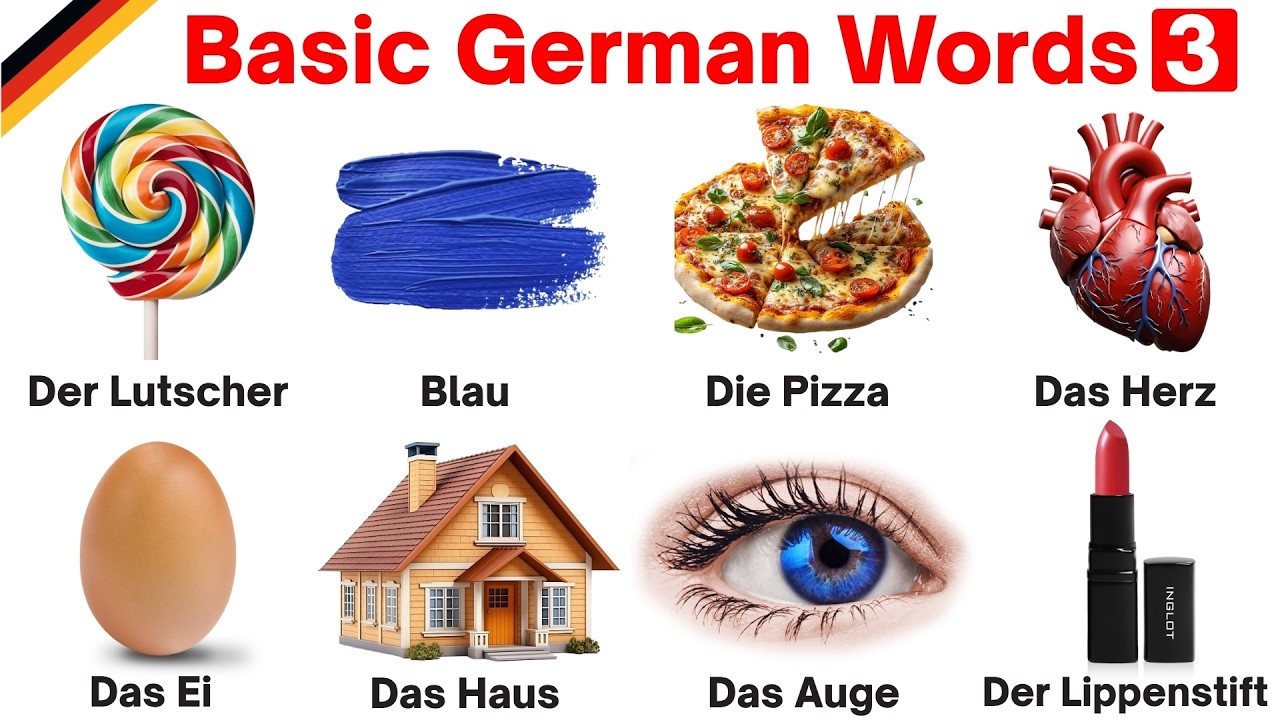 Basic German Words | German Words for Everyday Life | German Vocabulary ...
