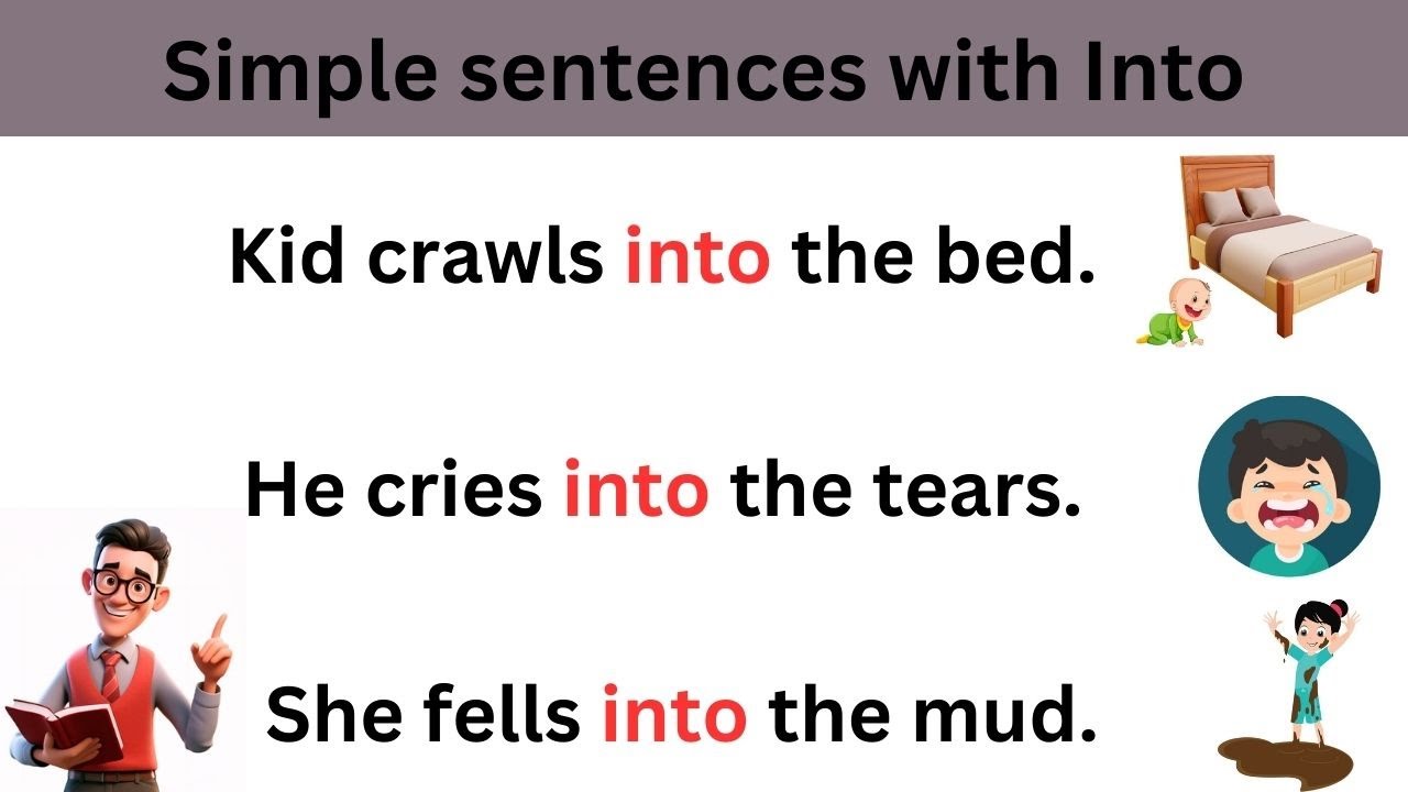 Sentence with Into I Use of Into in sentence I Easy Sentence I Practice ...