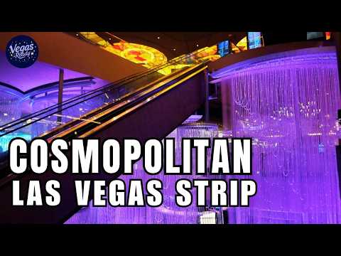 Spaziergang zum Sommerende im Luxushotel Cosmopolitan am Vegas Strip