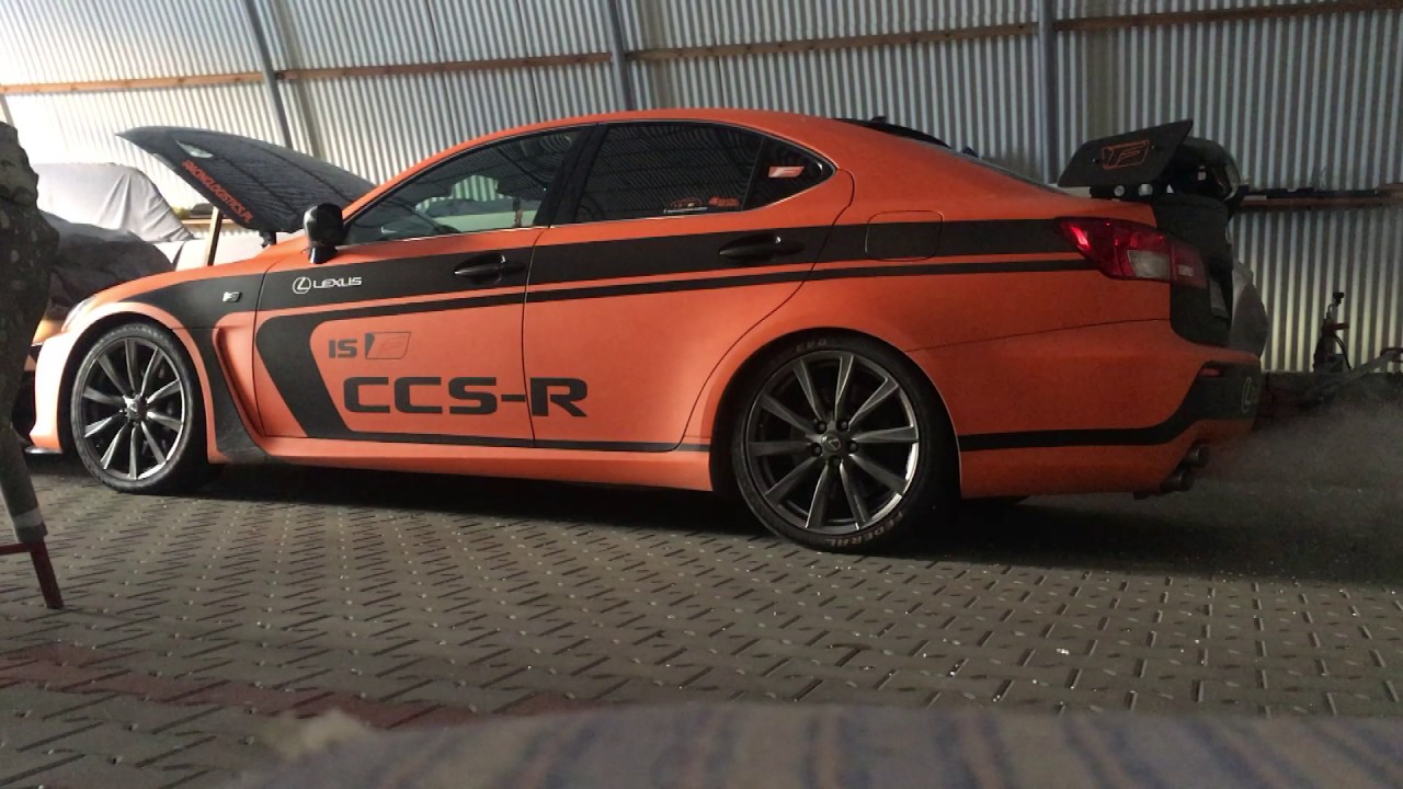 Lexus ISF CCSR Cold Start Winter - YouTube