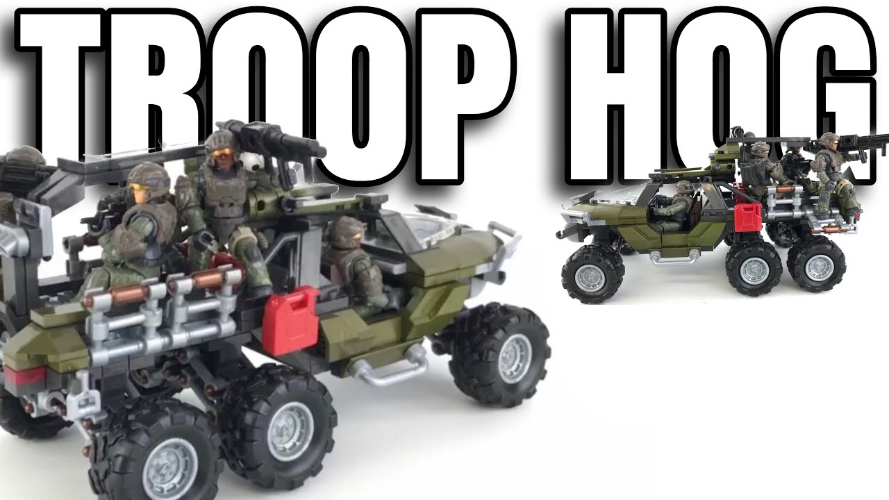 Build your own TROOP HOG! Mega Construx HALO Warthog Rally ALT build ...