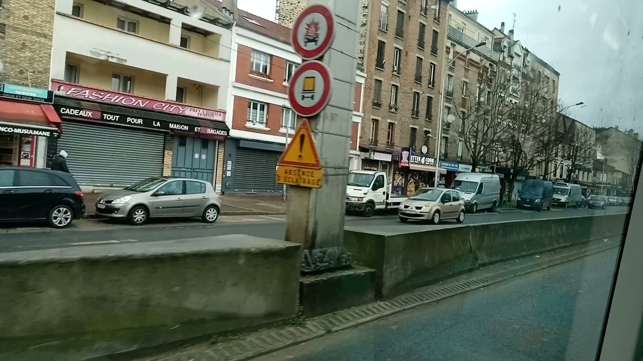 Bus 152 ( RATP ) GX337 Hybride N°1129 Porte de la Villette --- Gonesse ...