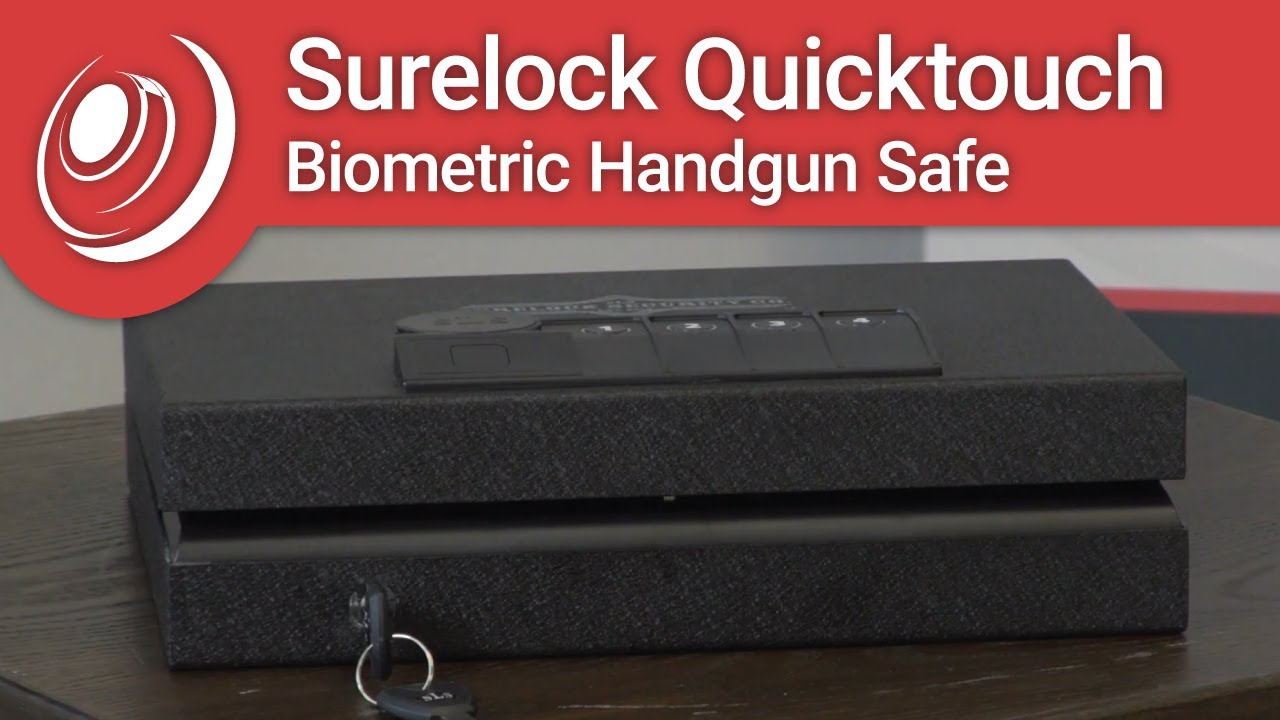 Surelock QTV100DB Quicktouch Biometric Handgun Safe Review - YouTube