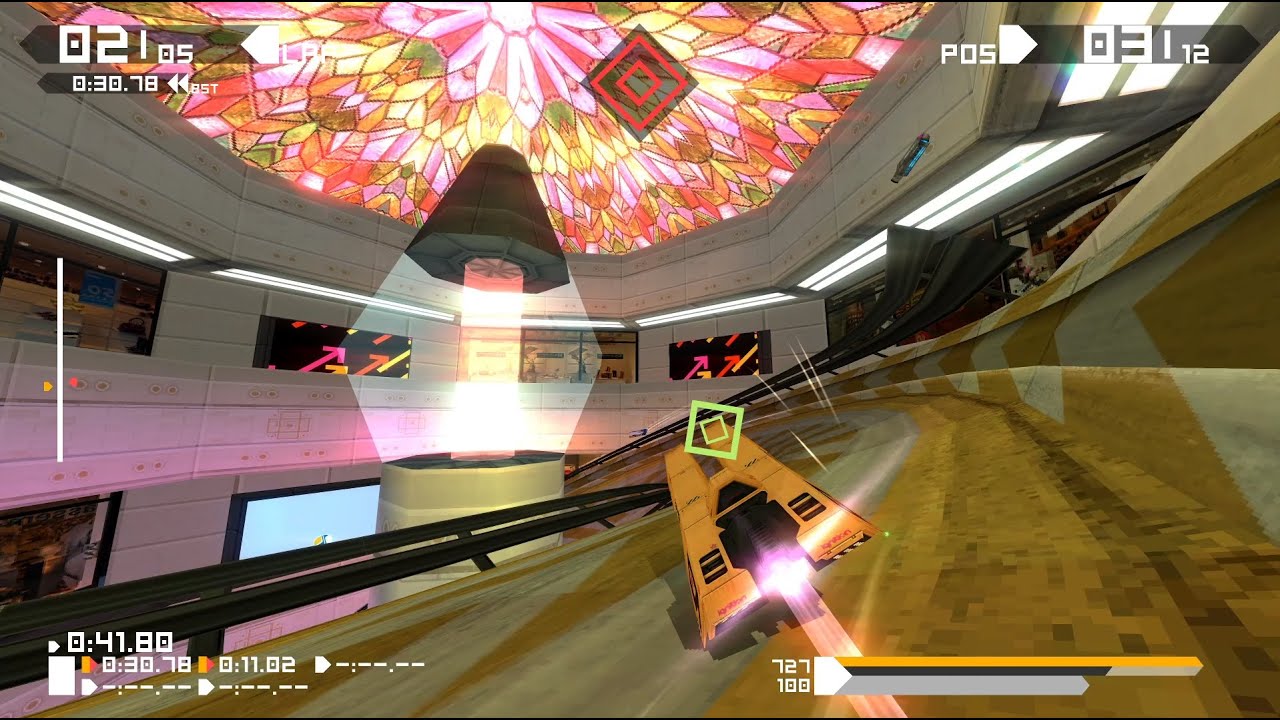 BallisticNG - Mega Mall (Custom Track) - YouTube