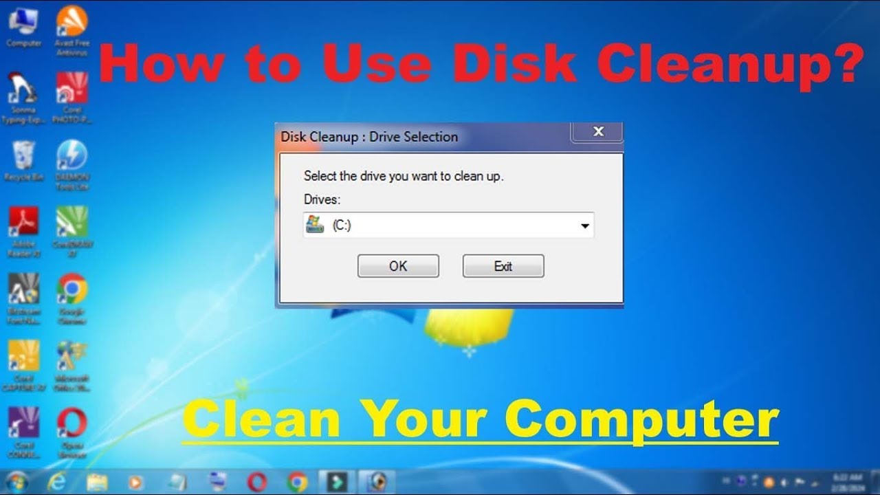Use Disk Cleanup for Cleaning Storage in Windows? Computer/Laptop - YouTube