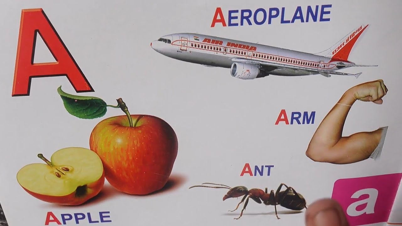 A for apple,abcd,english alphabates,pilanka patha,educationvideokids ...