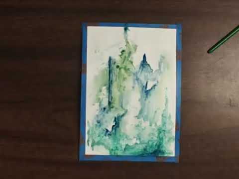 Abstract Expressionism - Watercolor #1 - YouTube