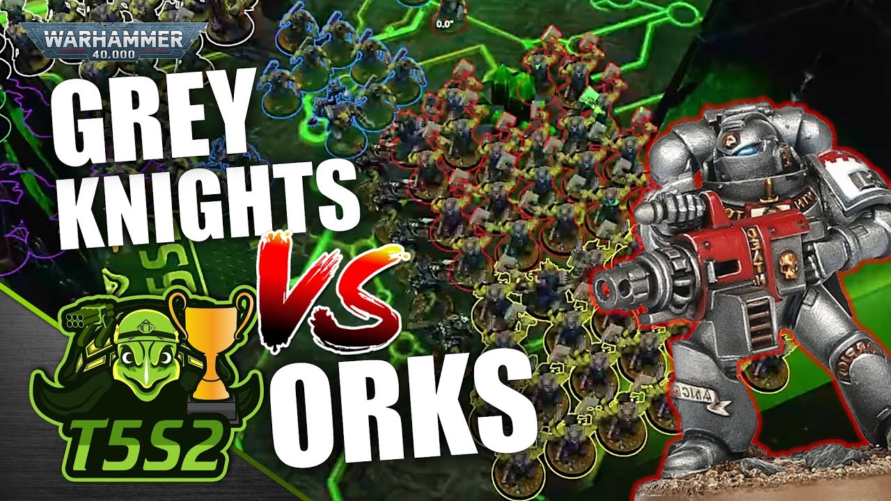 Grey Knights vs. Ork HORDE! | T5S2 S9 Pod 48 FINALS | Warhammer 40k ...
