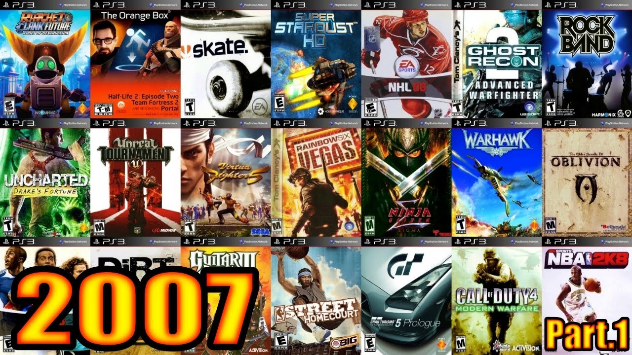 Top 40 PS3 Games Released In 2007 [Must Watch!] - YouTube