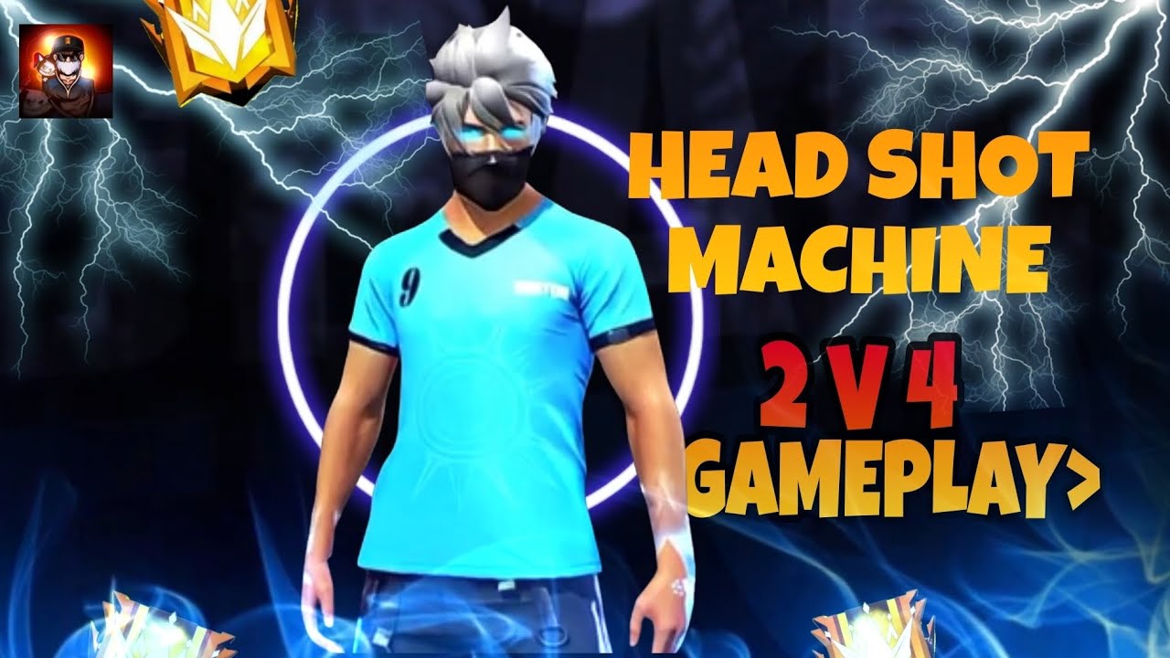 2 V 4 HEADSHOT MACHINE ⛰️🌍🔥🔥#nonstopgaming #freefire #foryou - YouTube