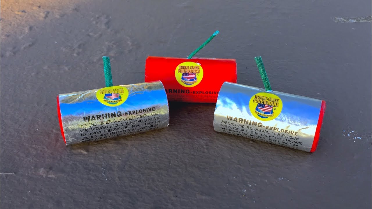 Firecracker Firework Comparison - YouTube