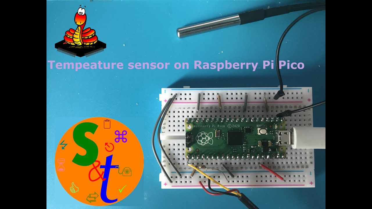Interfacing Ds18b20 Sensor With Raspberry Pi Pico