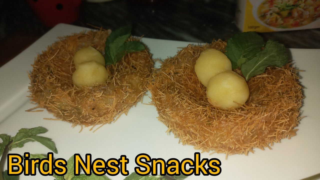 Birds Nest Snacks/Easy make at home/kids lunch box/#birdsnestsnacks ...