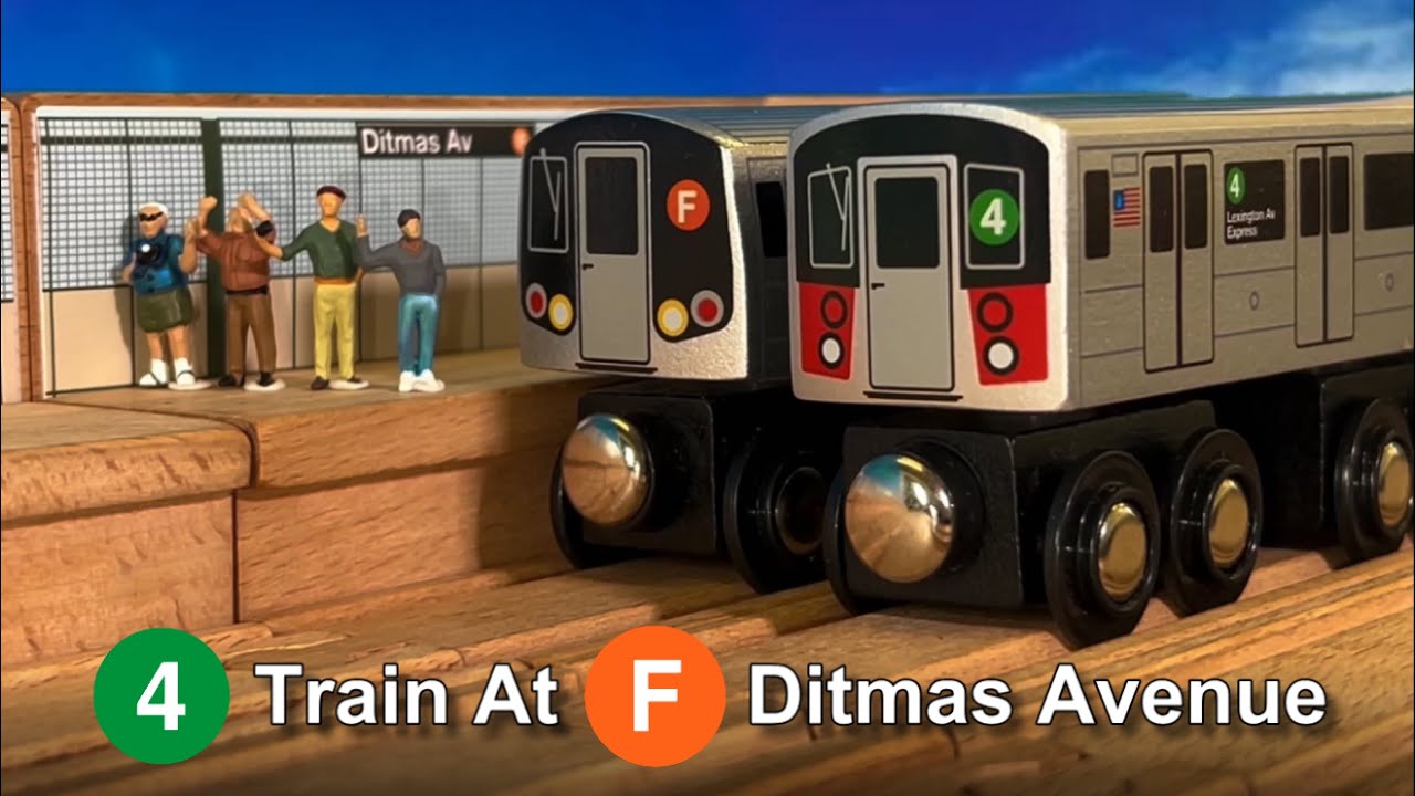 Munipals MTA R142 4 Train At Ditmas Avenue Station With R160 F Train ...