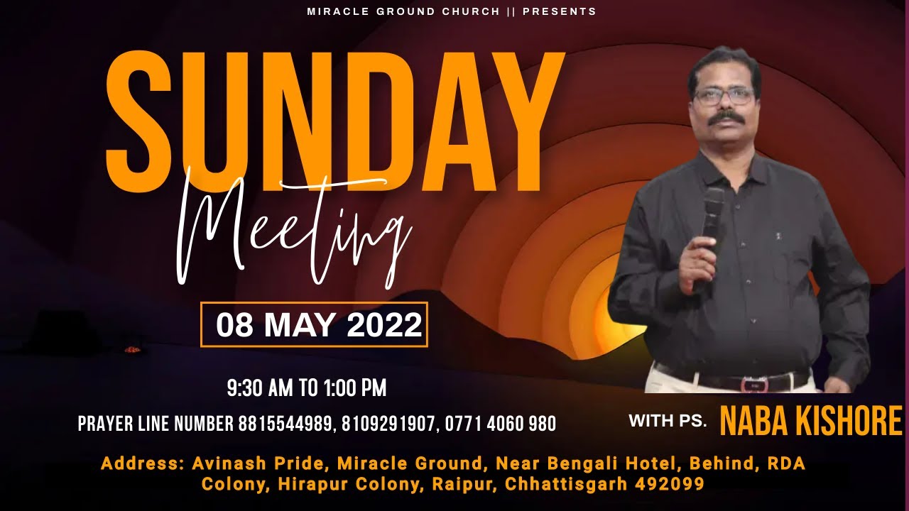 MIRACLE SUNDAY SERVICE 08 MAY 2022 - YouTube