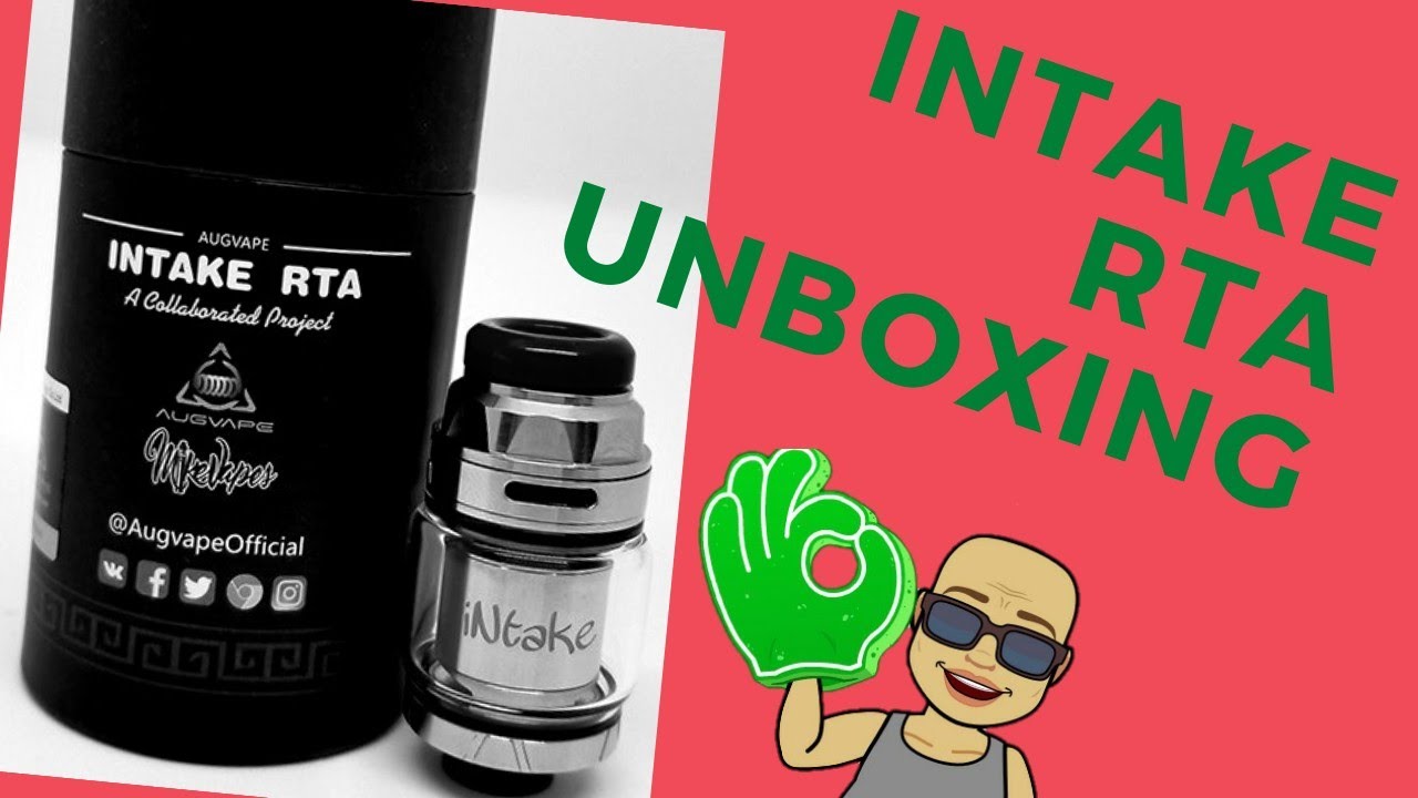 Augvape Intake RTA Single Coil - Unboxing - YouTube