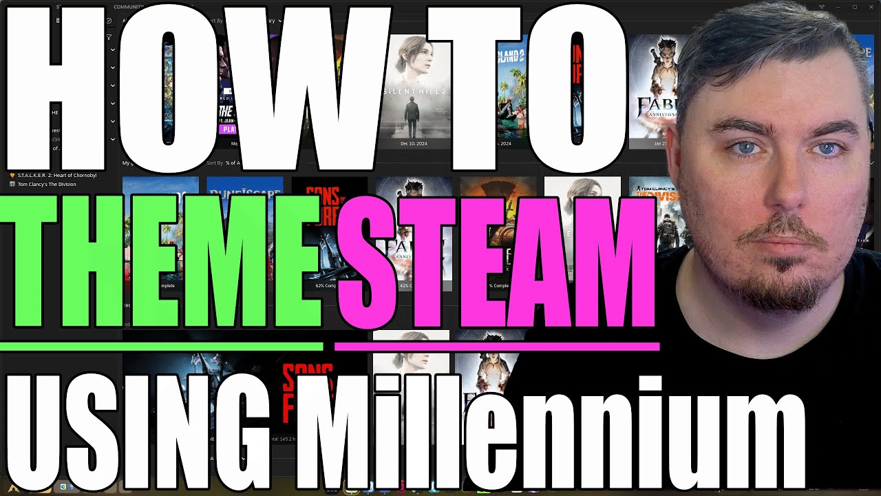 How to Theme Steam using Millennium to Add some Sheen! - YouTube