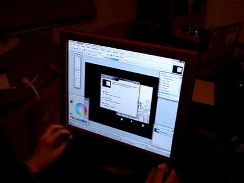 Etch a Sketch controlled Computer - YouTube