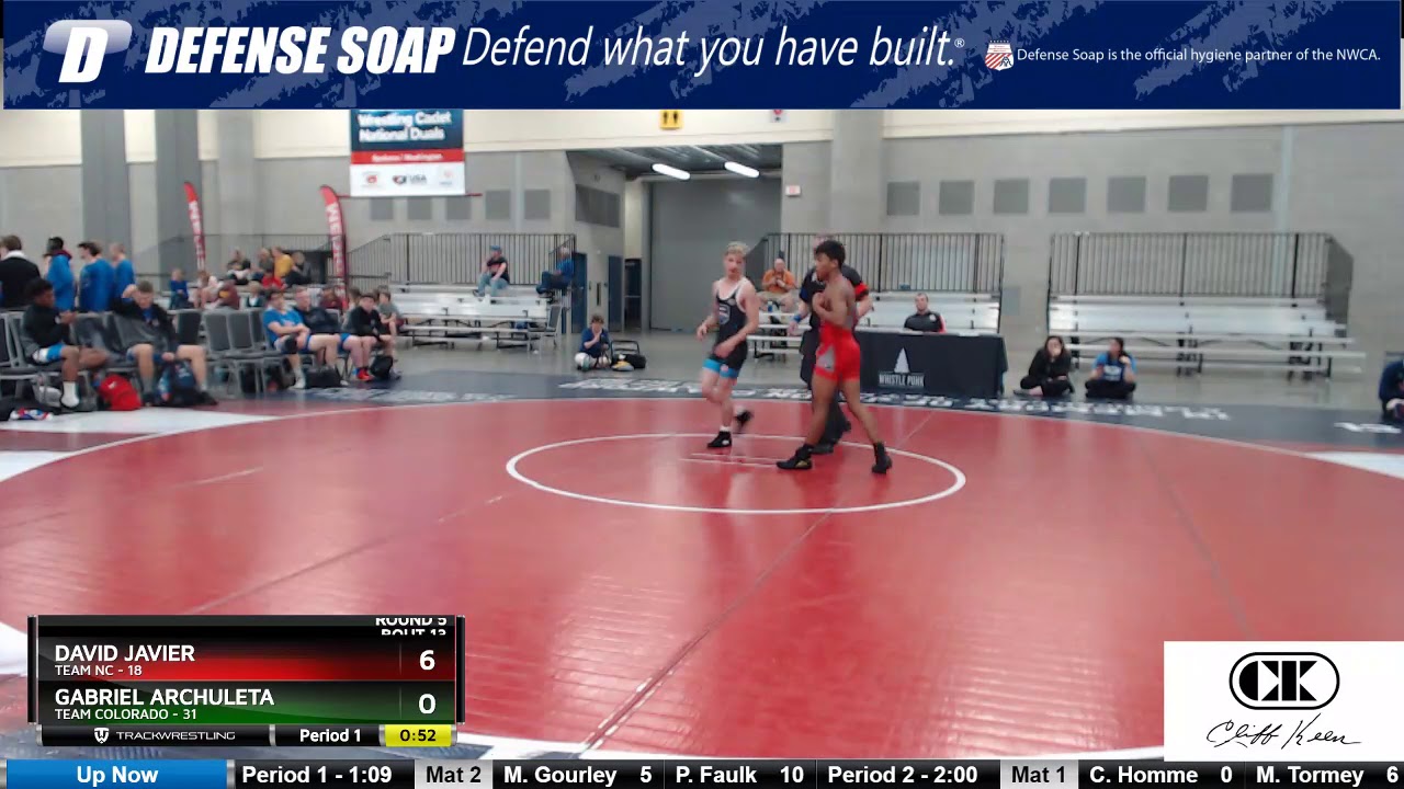 Mat 9 106 David Javier Team NC Vs Gabriel Archuleta Team Colorado - YouTube