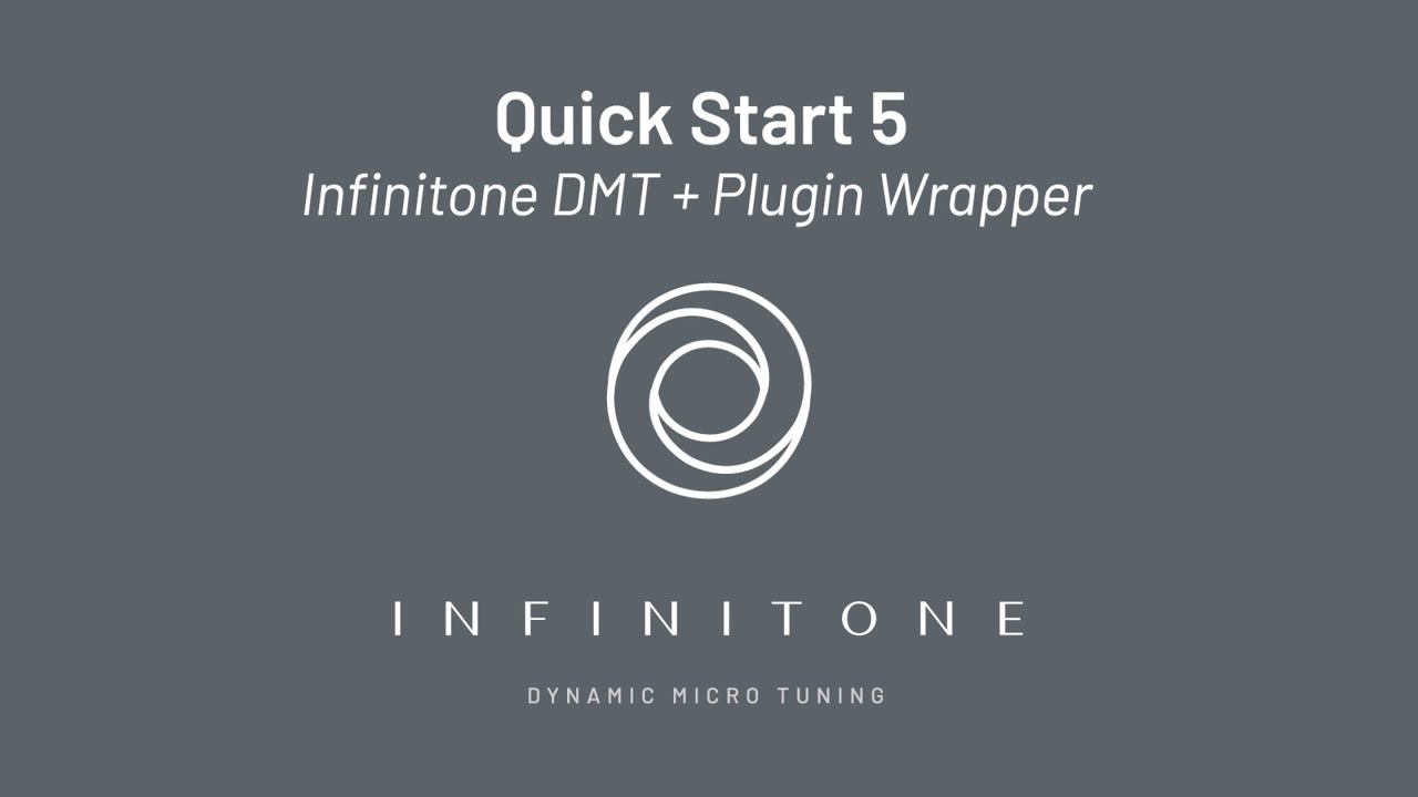 Infinitone DMT Quick Start 5 - Infinitone DMT + Plugin Wrapper (for Pro ...