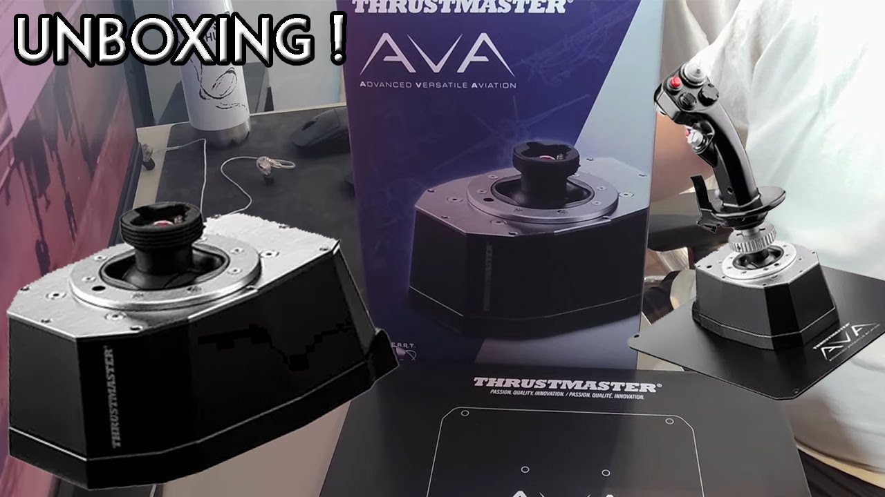 Unboxing et déouverte de la base AVA de Thrustmaster ! - YouTube