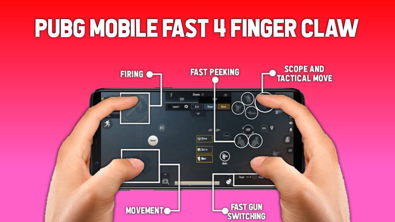 PUBG MOBILE FAST 4 FINGER CLAW SETUP SETTINGS | GAMING ZONE - YouTube