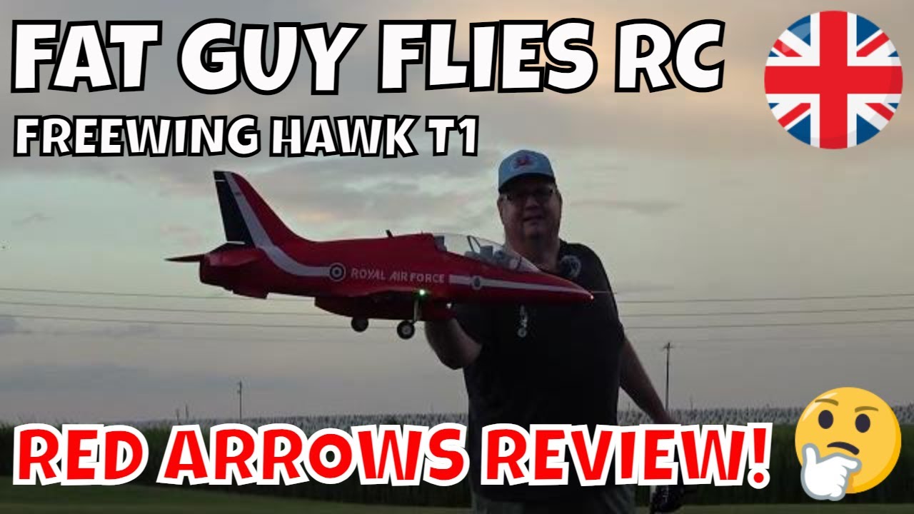 FREEWING HAWK T1 RED ARROW! REVIEW by Fat Guy Flies RC - YouTube