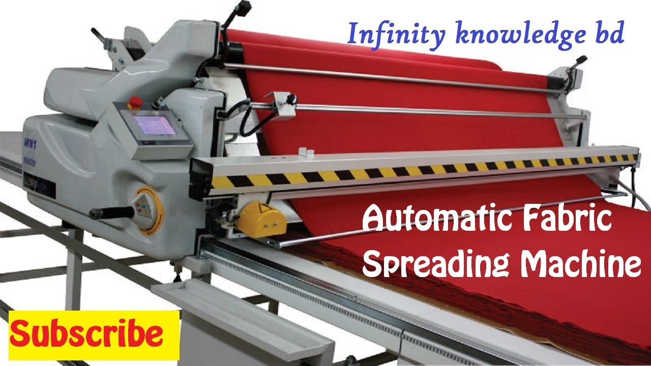 Fabric Spreading Machine SERKON - YouTube