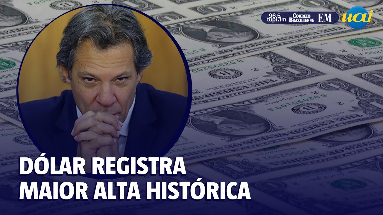 Dólar atinge alta histórica e ultrapassa os 6 reais pela primeira vez ...