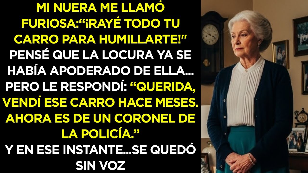 Mi nuera destrozó mi auto para humillarme... pero la gran sorpresa se ...