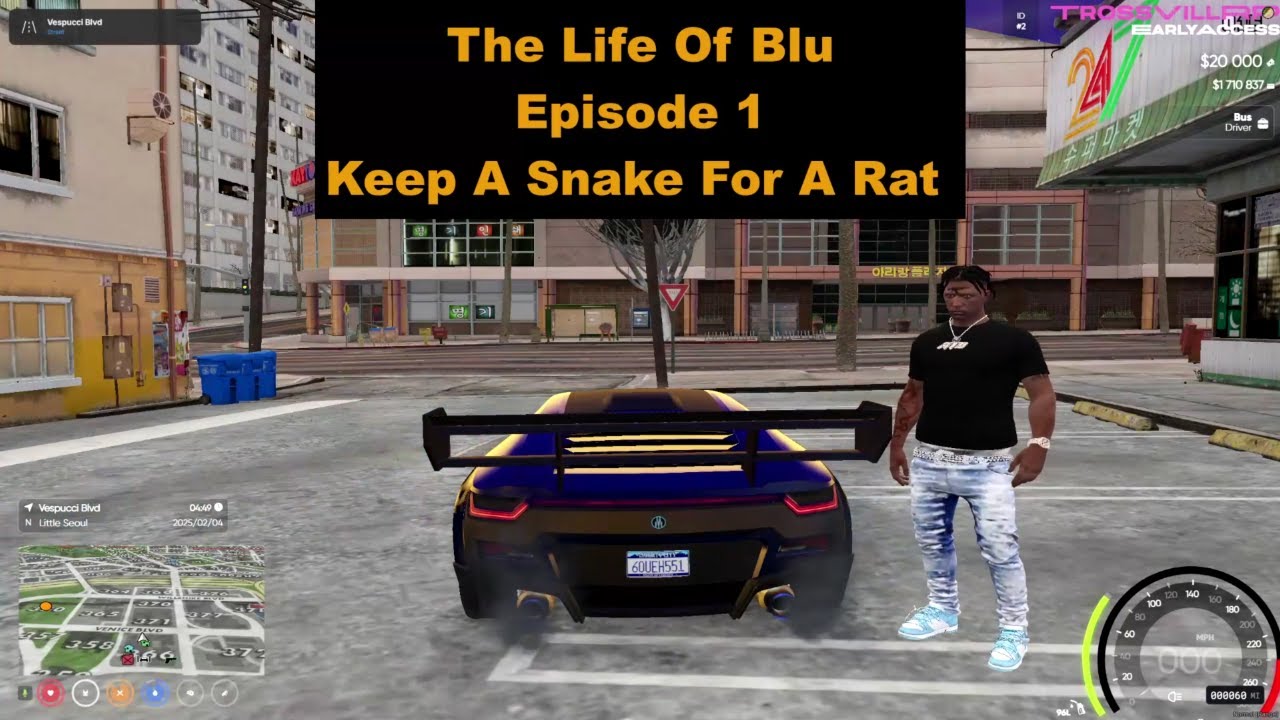 The Life Of Blu Episode 1 Keep A Snake For A Rat TrossVille Rp - YouTube