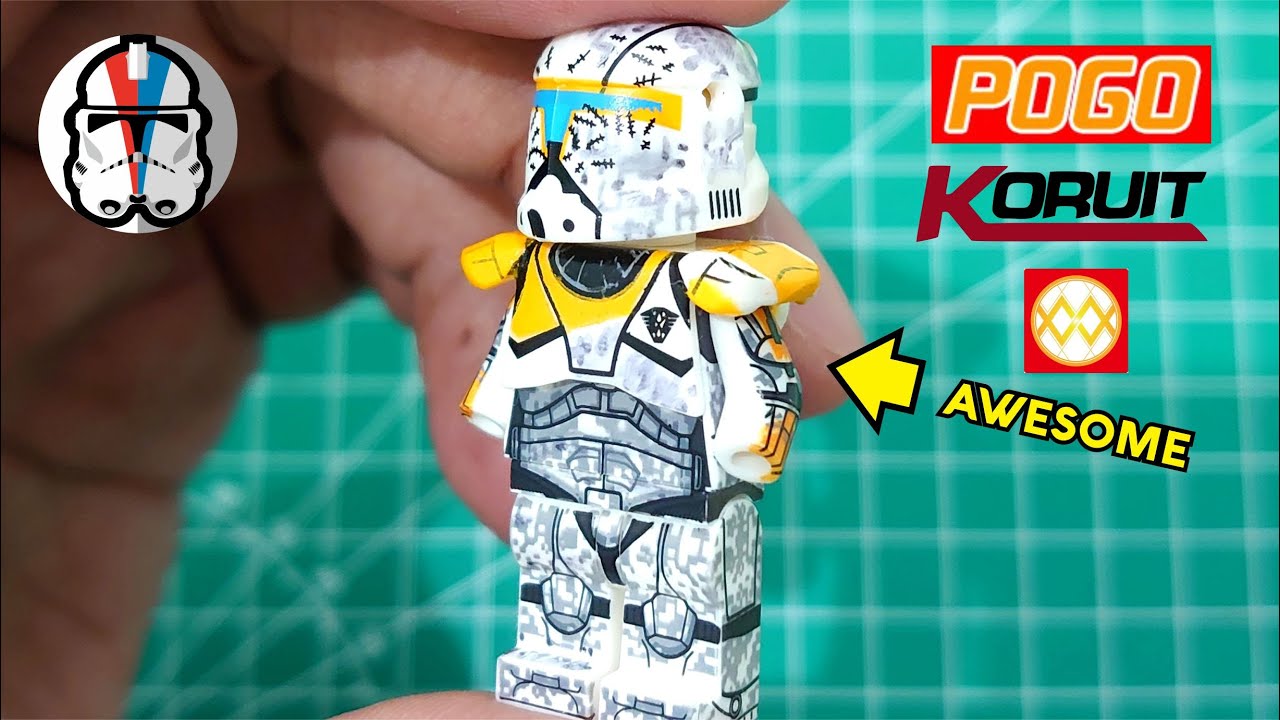 WIP : Lego MOC Clone Commandos Gregor Clone Wars minifigures | Pogo ...