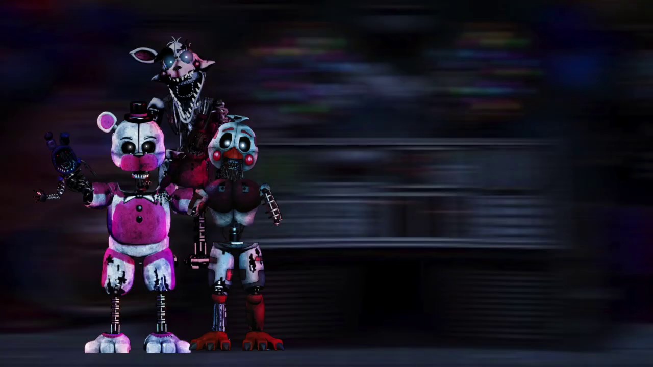 [FNaF speed edit] - ignited funtime animatronics - YouTube