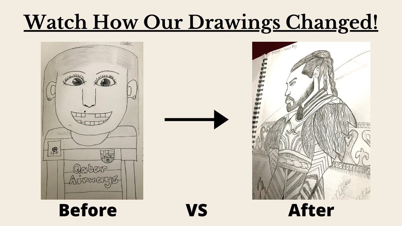 Watch How Our Drawings Changed! | Part 1 - YouTube