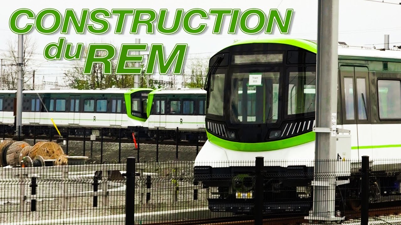Montréal dans ta Pipe: Construction du REM Partie 1 - YouTube