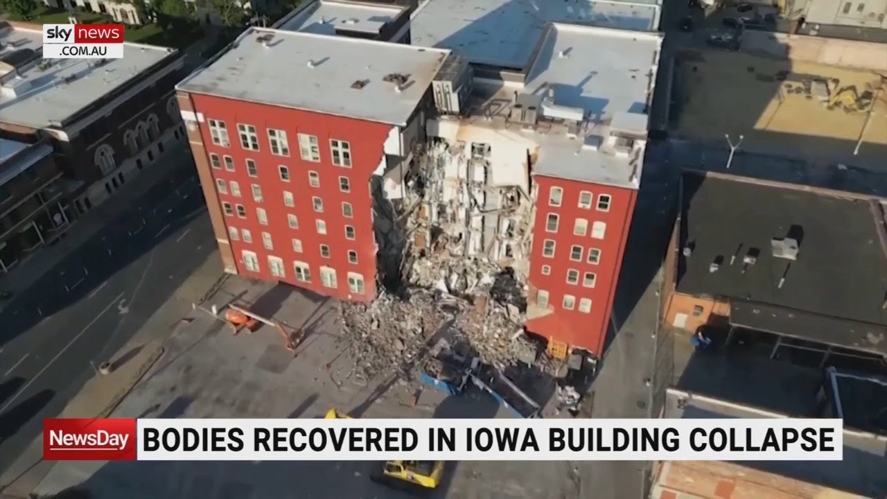 Search for three men in Iowa building collapse has concluded - YouTube