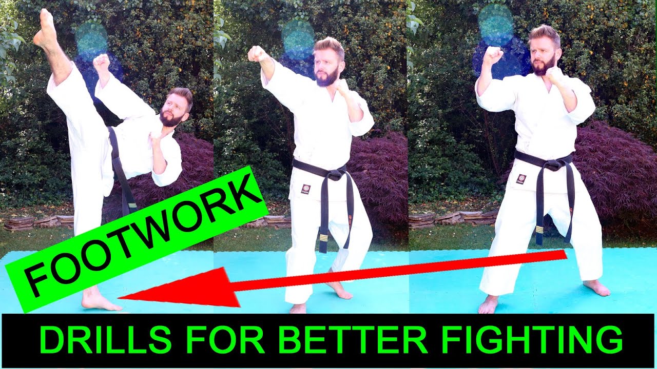 FOOTWORK drills to improve your Martial Arts fighting - YouTube