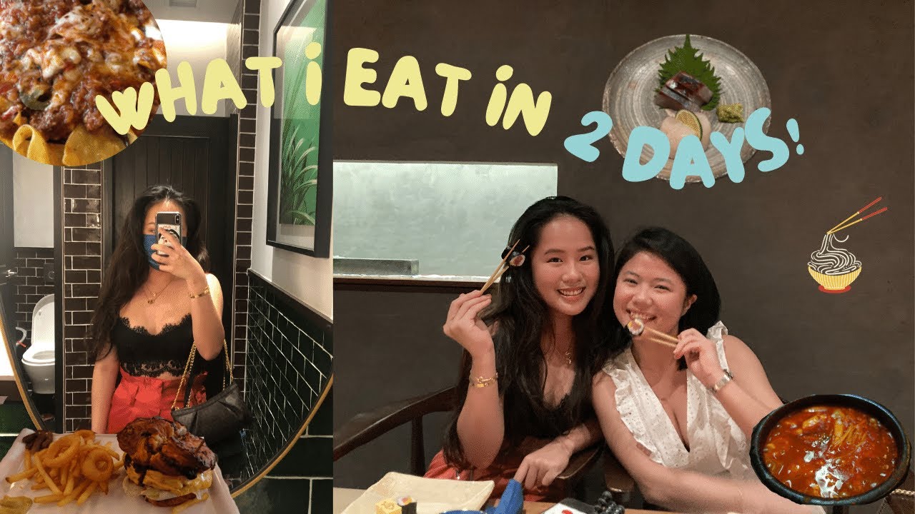 what I eat in 2 days ft. asian food, eating out, charlotte's birthday ...