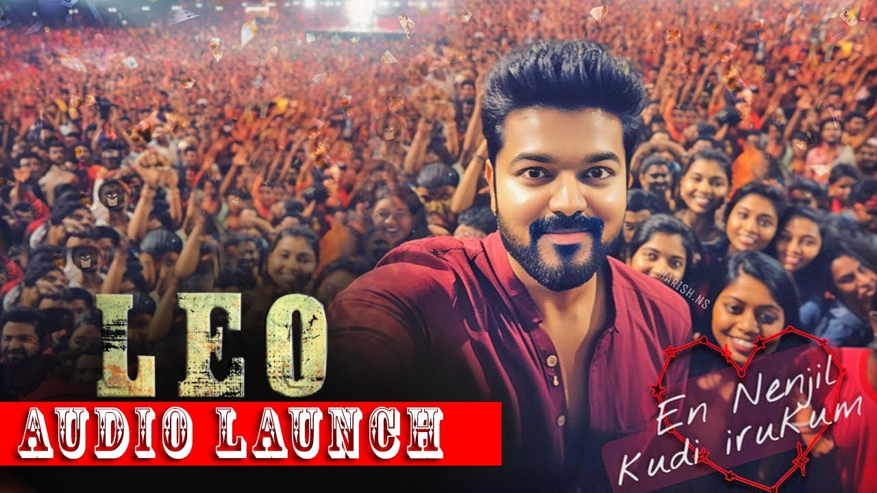 LEO Promo - Audio Launch Function | Thalapathy Vijay Mass Speech ...
