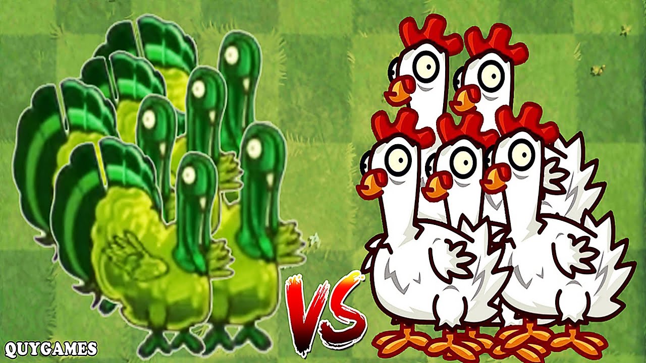 Plants VS. Zombies 2: Turkey-pult PvZ2 Vs Zombie Chicken - YouTube