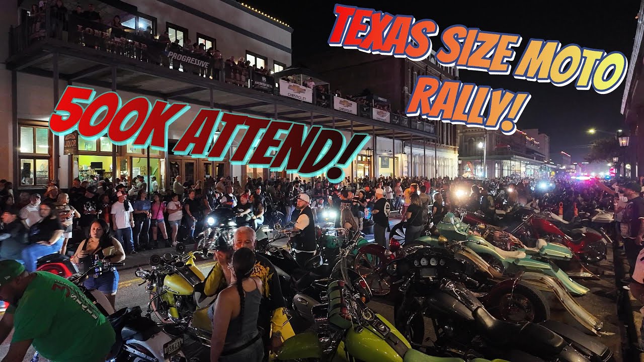 Inside the Biggest Motorcycle Rally in Texas! - YouTube
