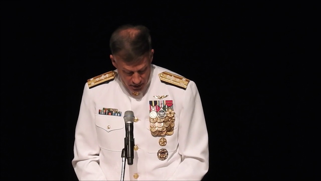 Vice Admiral Sean S Buck Takes Naval Academy Helm - YouTube