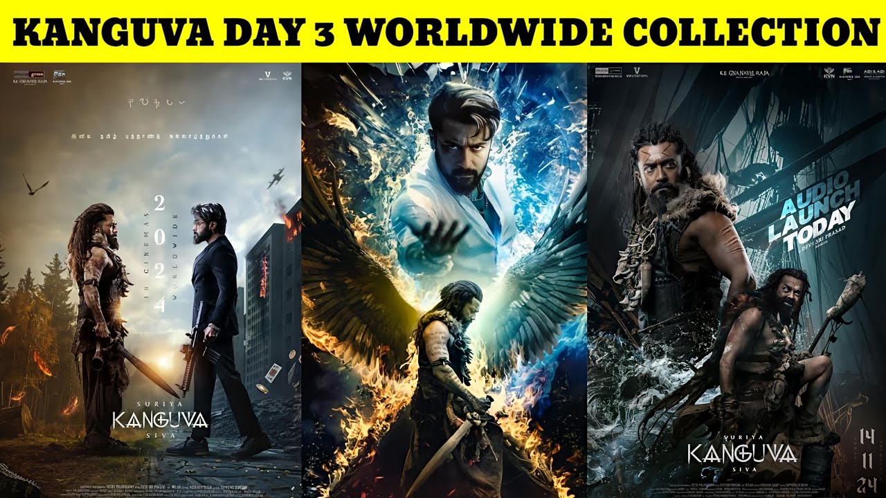 Kanguva Box Office Collection | Kanguva Day 3 Worldwide Collection ...