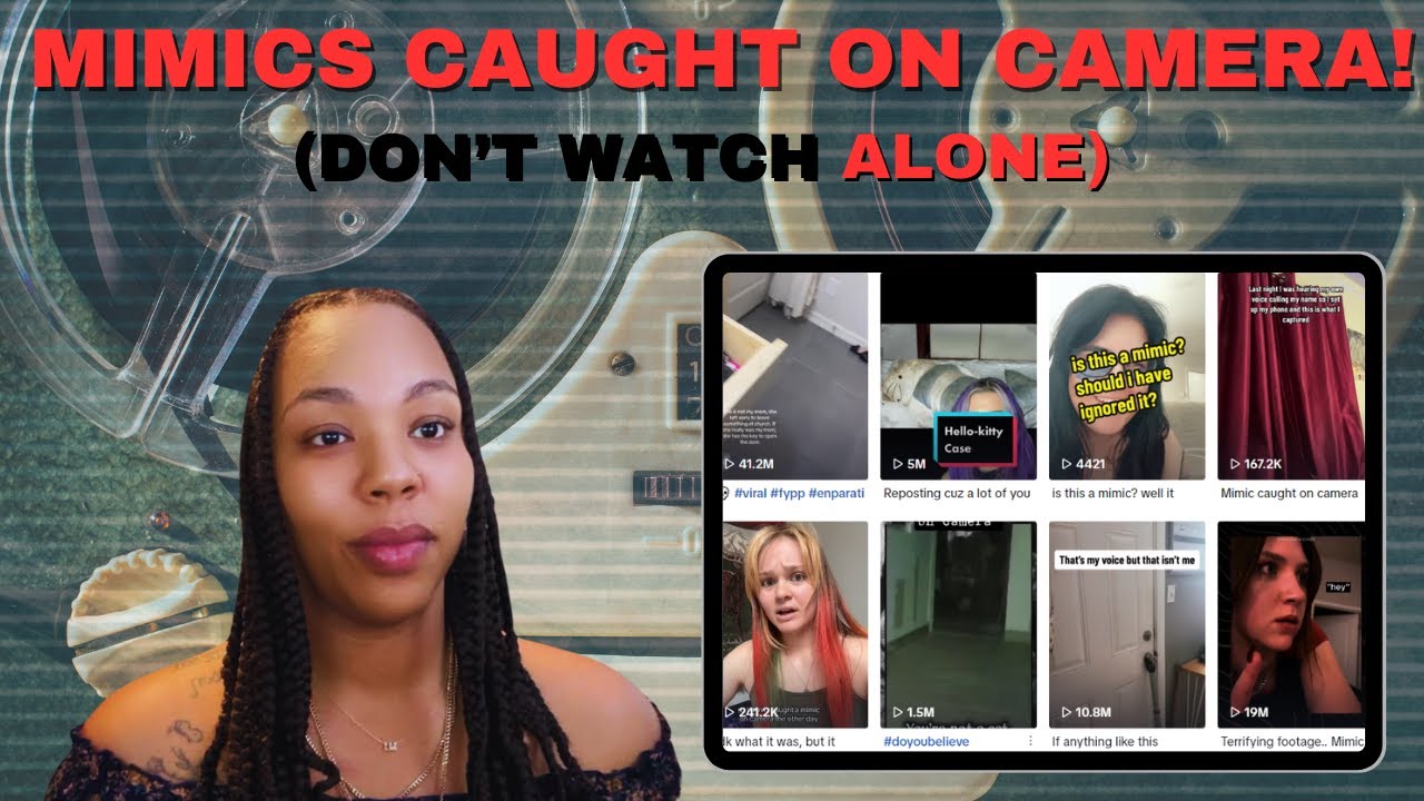 MIMICS CAUGHT ON CAMERA?! | Don't watch at night!!! - YouTube