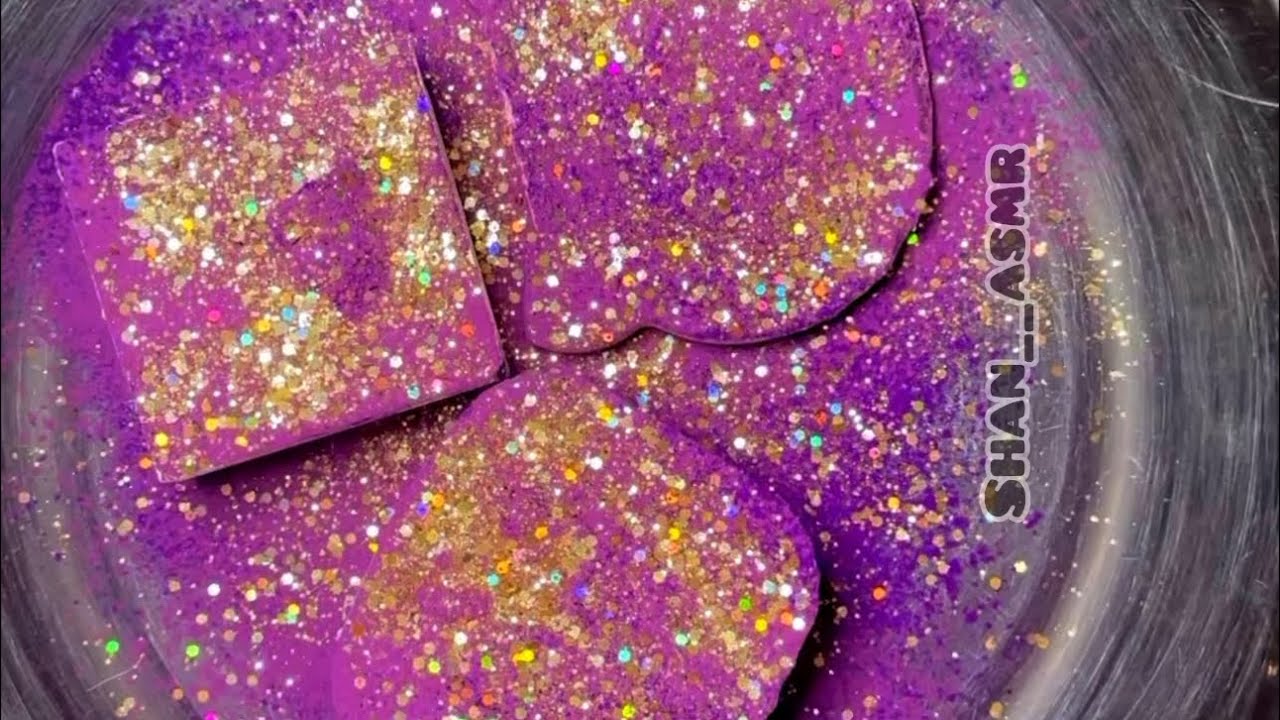 Crunchy purple crush 💜💜 ASMR 💜💜 SO SATISFYING 💜💜 - YouTube