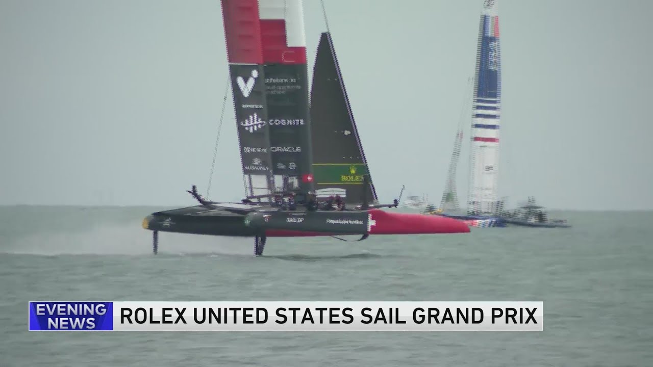 Sail GP makes Lake Michigan a raceway this weekend - YouTube