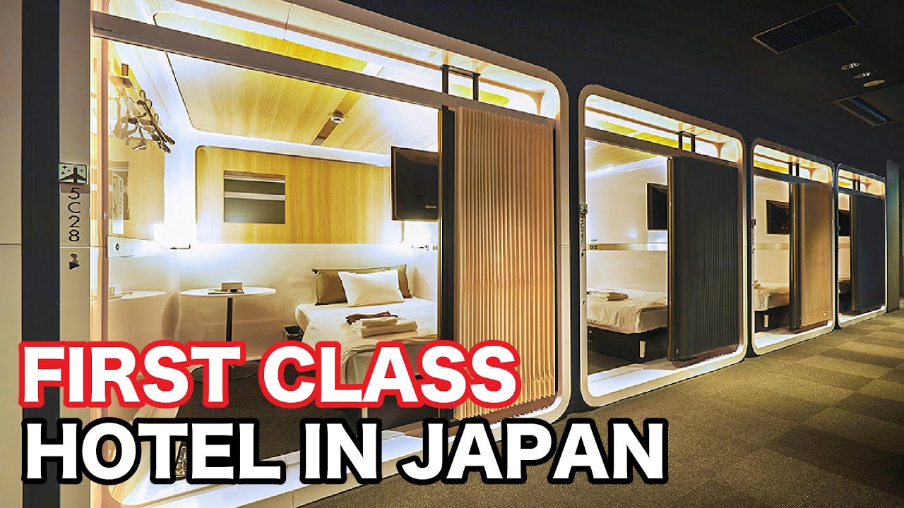Luxury Capsule Hotel in Japan "First Cabin" - YouTube