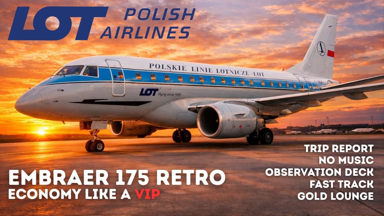 Economy Like Business Class - LOT Embraer Retro - Trip Report - Warsaw ...